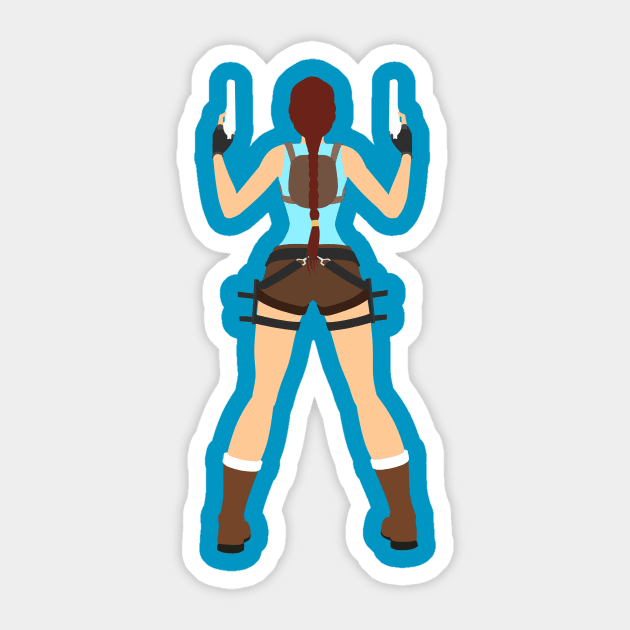 Lara Croft - Lara Croft - Sticker | TeePublic