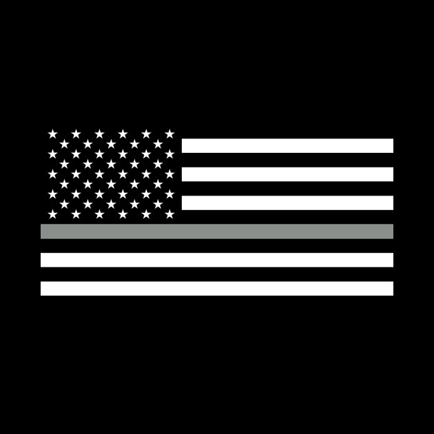 Thin Grey Line Flag - Thin Grey Line Flag - Tapestry | TeePublic