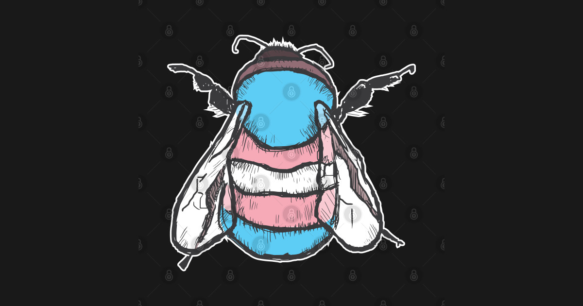 Transgender Bee - Transgender Bee - T-Shirt | TeePublic