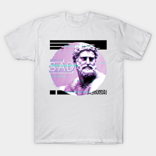 aesthetic SAD - Sad - T-Shirt | TeePublic