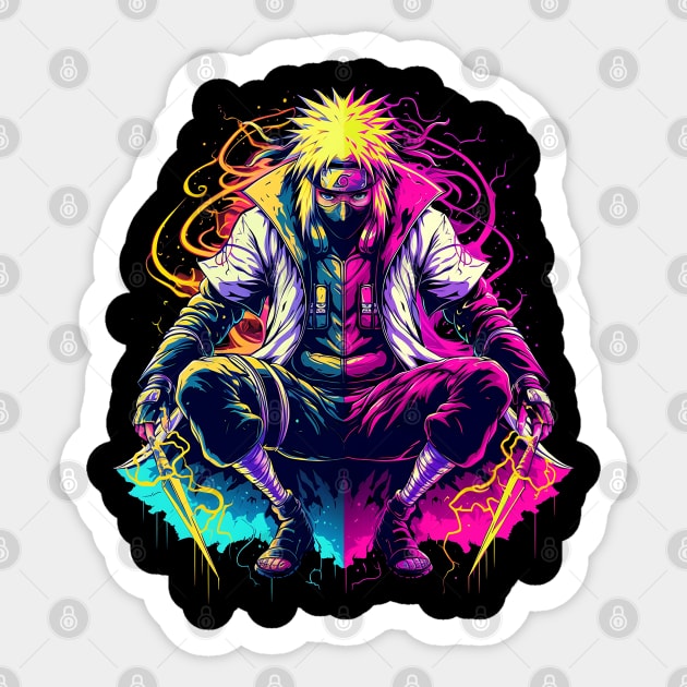 minato yondaime hokage - Naruto - Sticker | TeePublic