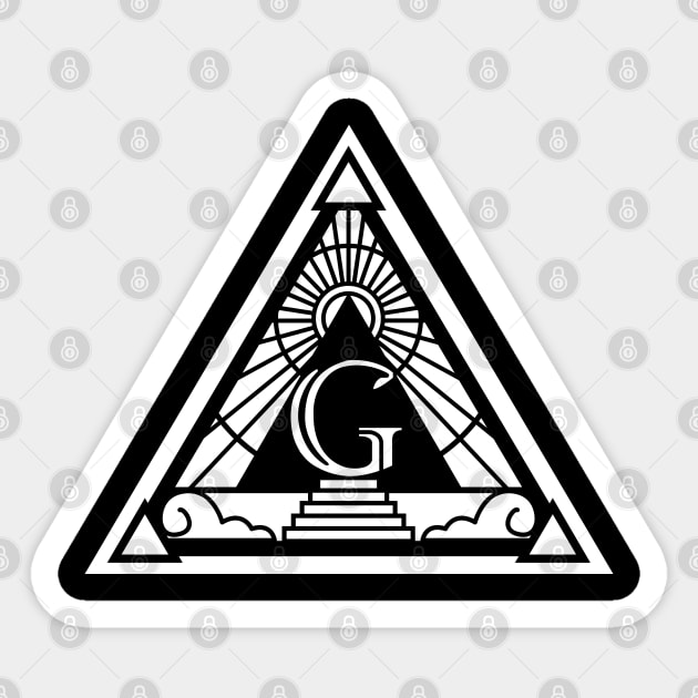 Gozerian Society Dark Colors - Ghostbusters - Sticker | TeePublic