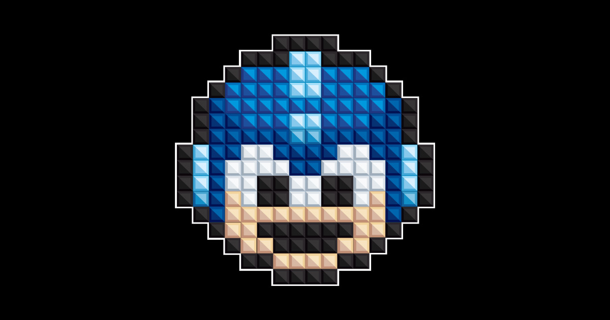 HD PIxels: Mega Man 1up - Megaman - Sticker | TeePublic