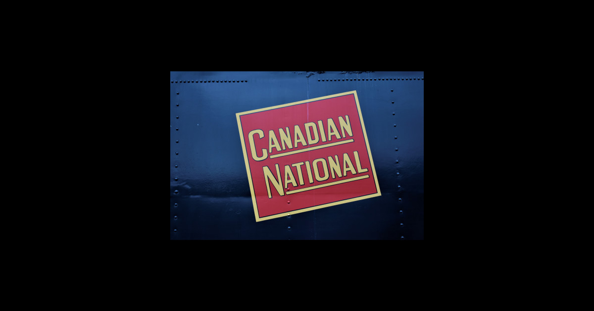 Canadian National logo - Canadian National - Sticker | TeePublic