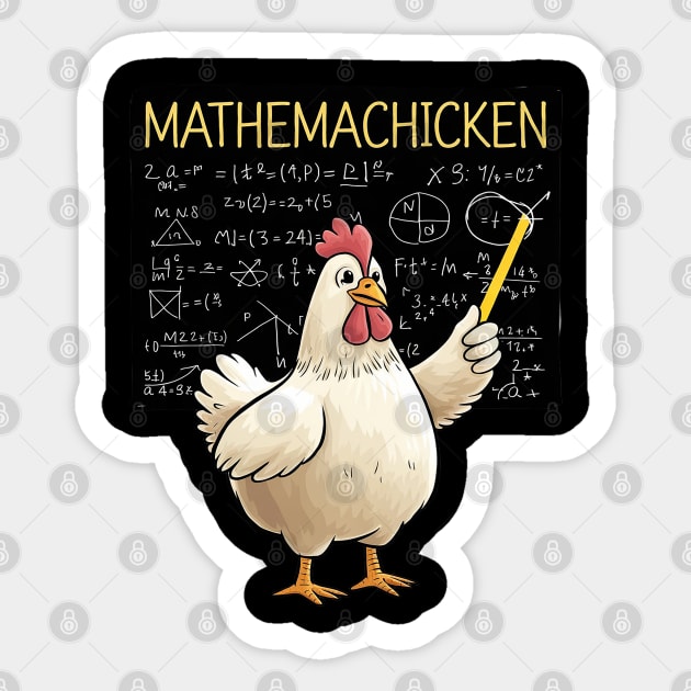 Mathemachicken - Chicken Math Lover Animal Poultry Owner ...