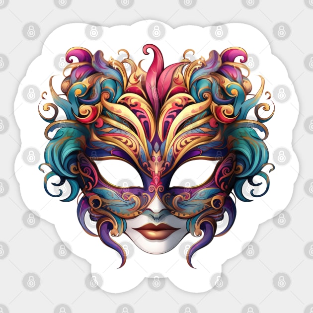 90s Retro Mask - 90s - Sticker | TeePublic