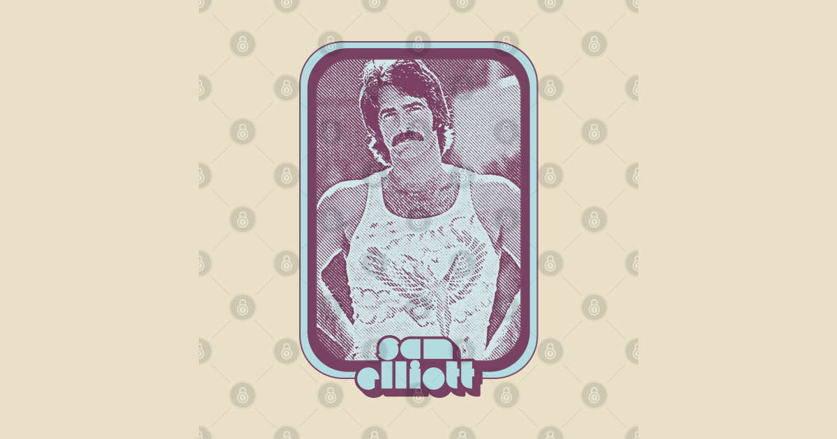 Sam Elliott // Retro Style Fan Art - Sam Elliott - T-Shirt | TeePublic