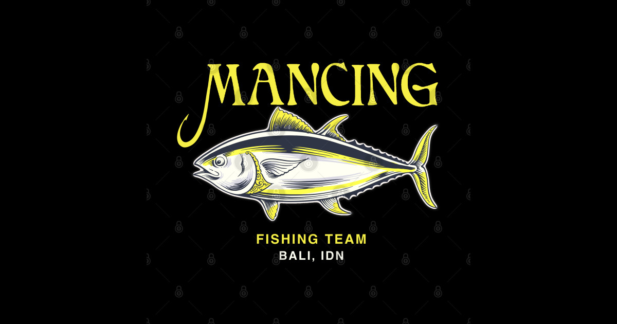 Mancing - Fishing Team Bali - Fishing - Sticker | TeePublic