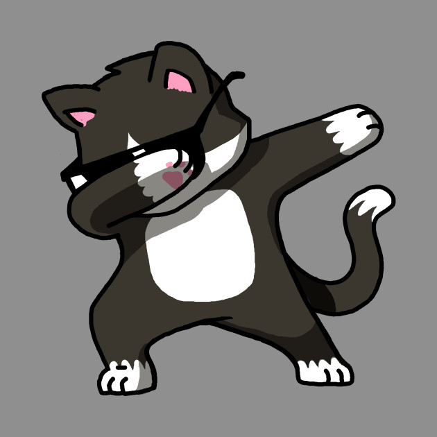 Dabbing Cat Funny Shirt Dab Hip Hop Dabbing Kitten - Dabbing - Phone ...