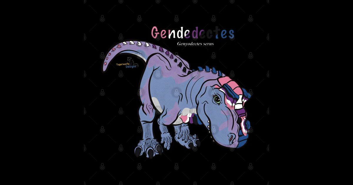 Gendodectes/Genyodectes Text - Genderfluid Pride - Twd Pride Dinos ...