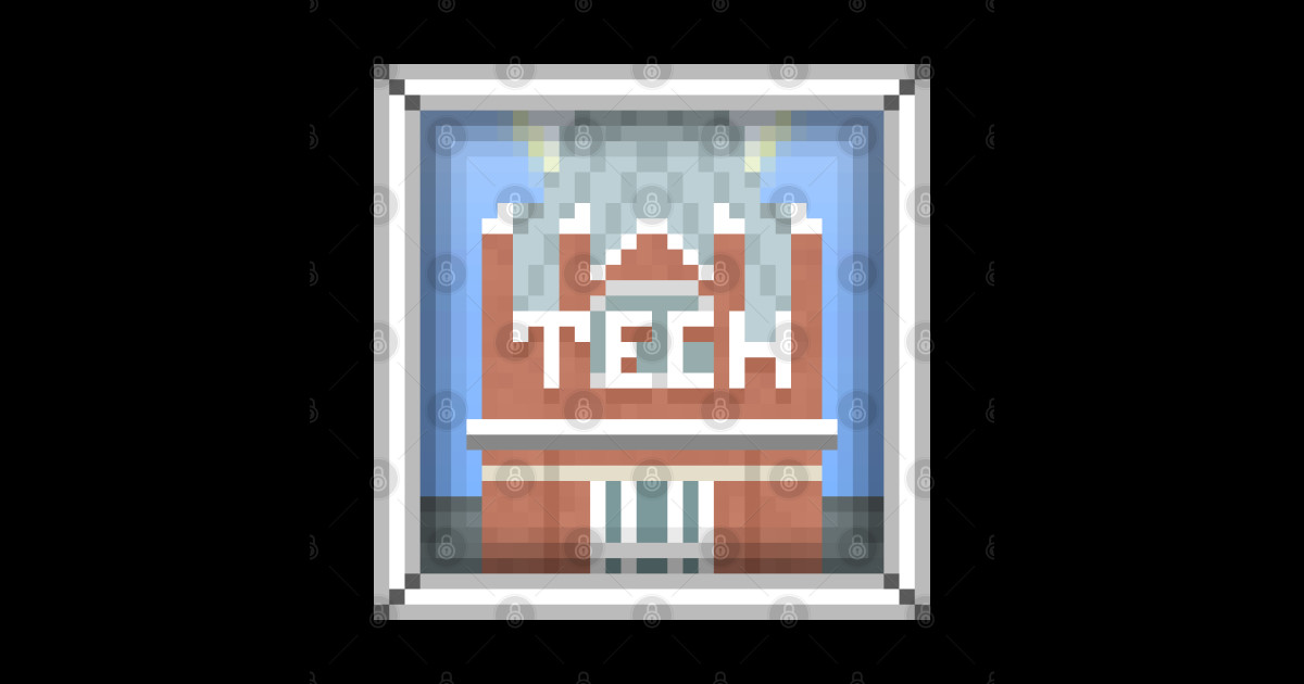 "Tech Tower" - WHITE BORDER - Georgia Tech - Posters and Art Prints ...