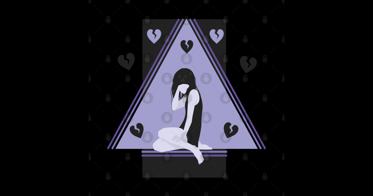 lonely girl - Lonely - Sticker | TeePublic