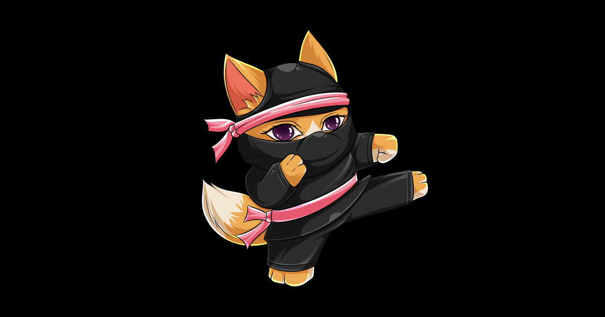 Ninja Cat - Pet - Sticker | TeePublic