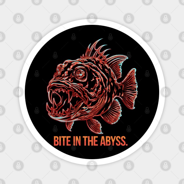 Abyss Predator Horror Deep Sea Fish - Abyss Fish - Magnet | TeePublic