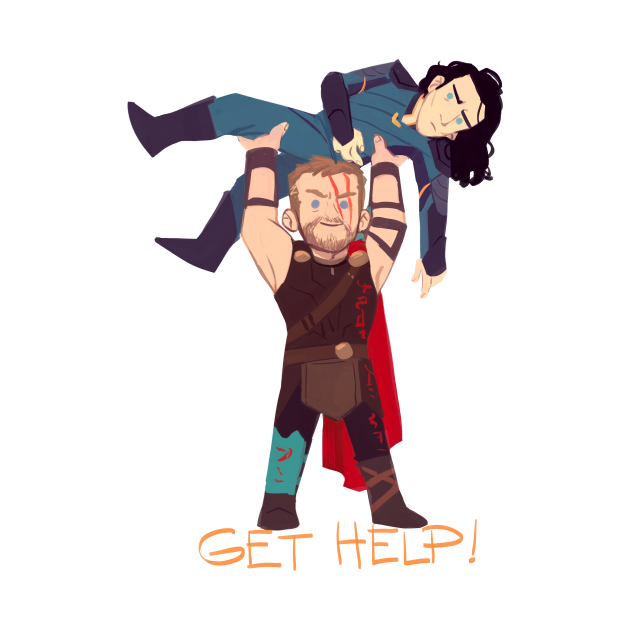 Get help! - Thor - T-Shirt | TeePublic