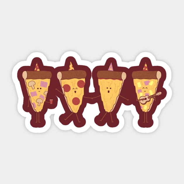 Pizza Party - Pizza - Sticker | TeePublic