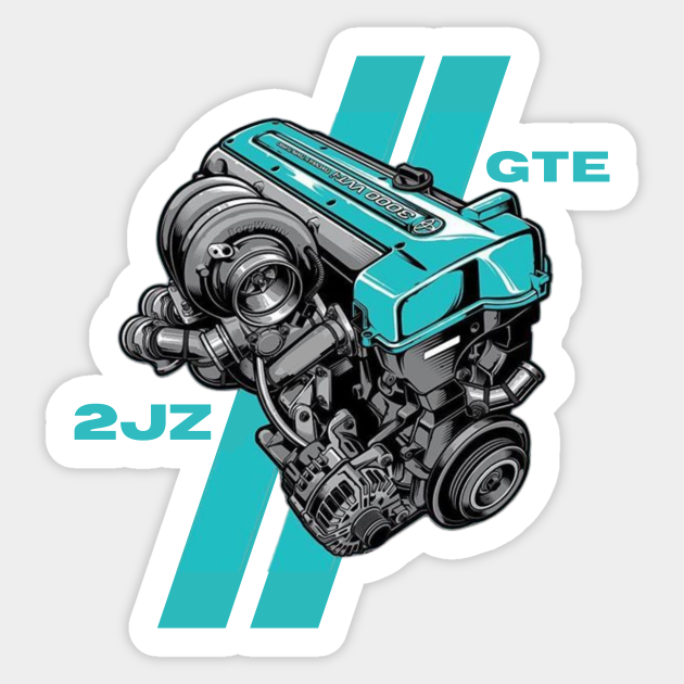 2JZ - GTE - 2jz - Sticker | TeePublic