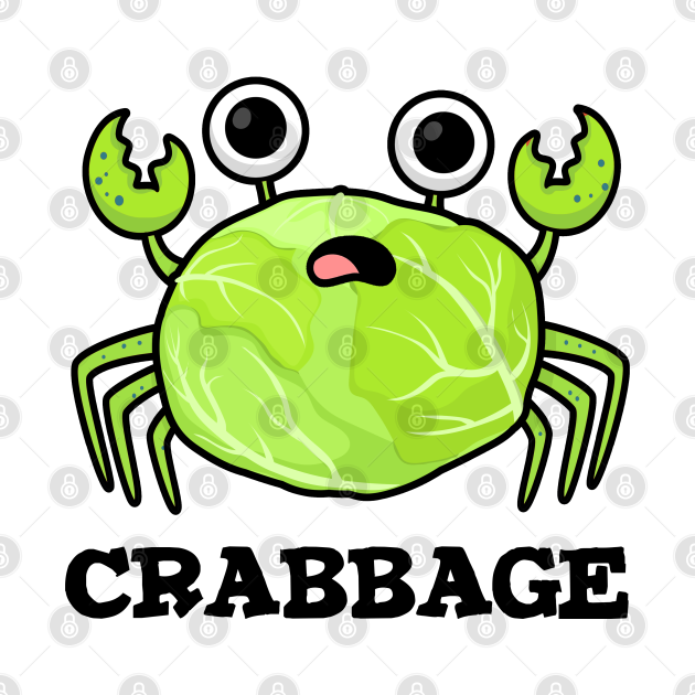Crabbage Cute Cabbage Crab PUn - Cabbage Pun - T-Shirt | TeePublic