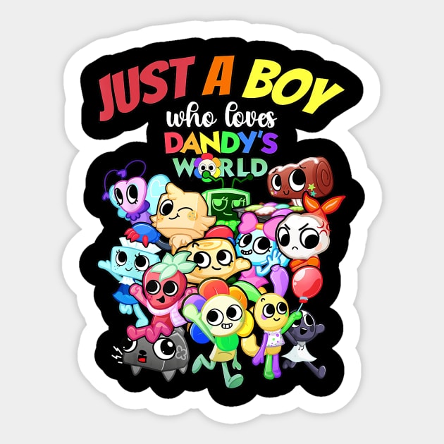 Dandy's World Characters _ Funny Dandys World - Dandys World - Sticker ...