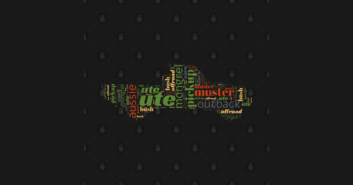 ute pick up truck offroad crawler 4x4 word cloud - Ute Pick Up Word ...