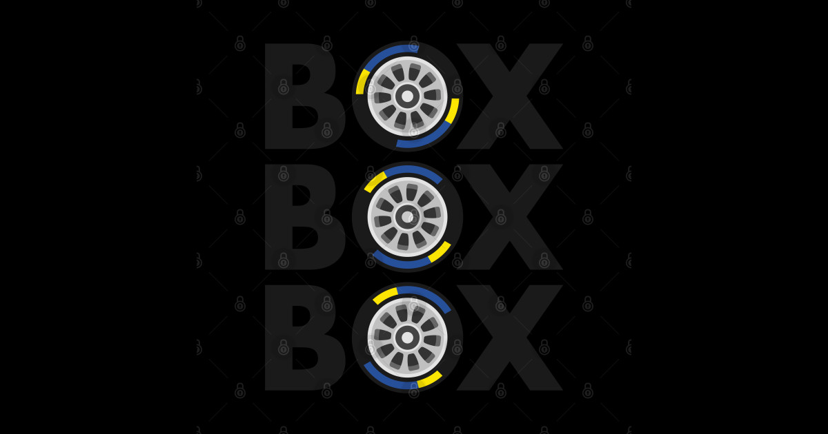 Box Box Box WEC Tyre Compound Design - Wec - Sticker | TeePublic