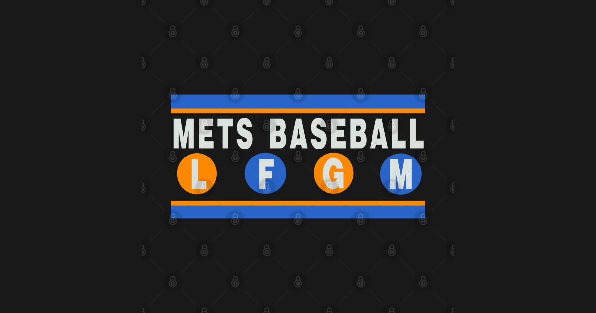 NEW YORK METS LFGM SUBWAY SIGN - Lfgm Mets Baseball - T-Shirt | TeePublic