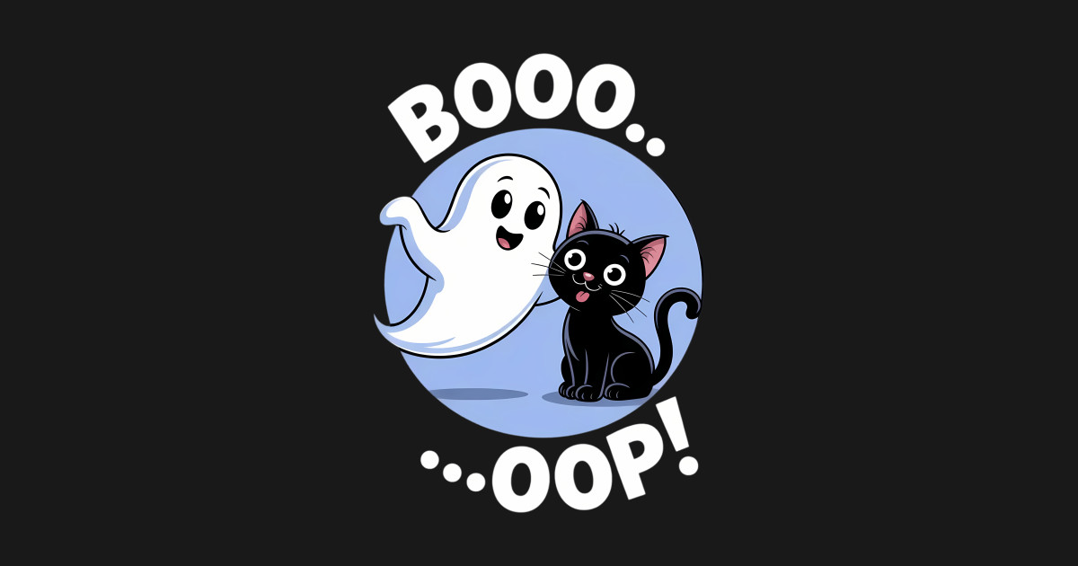 Halloween Ghost Black Cat Boop Easy Lazy Costume - Halloween Ghost ...
