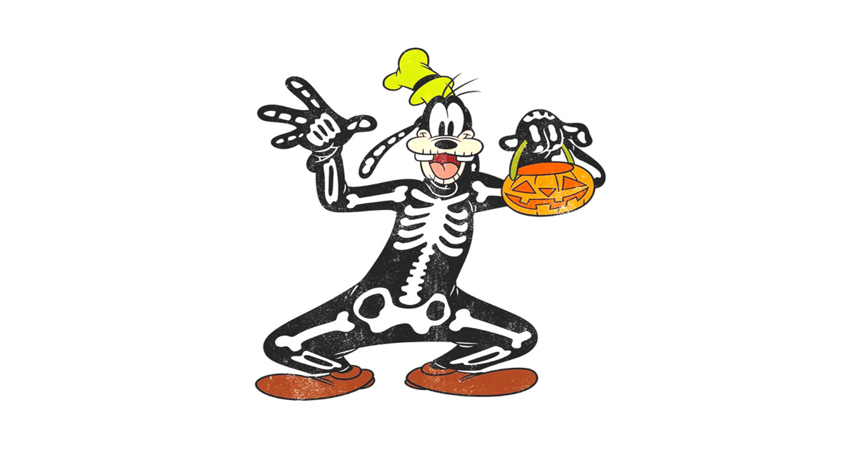 Goofy Skeleton Halloween - Goofy Skeleton Halloween - Long Sleeve T ...