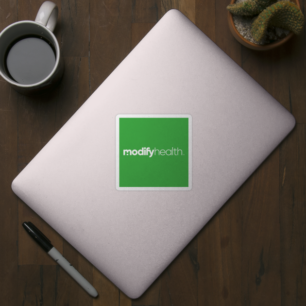 ModifyHealth Logo (White) - Modifyhealth - Sticker | TeePublic