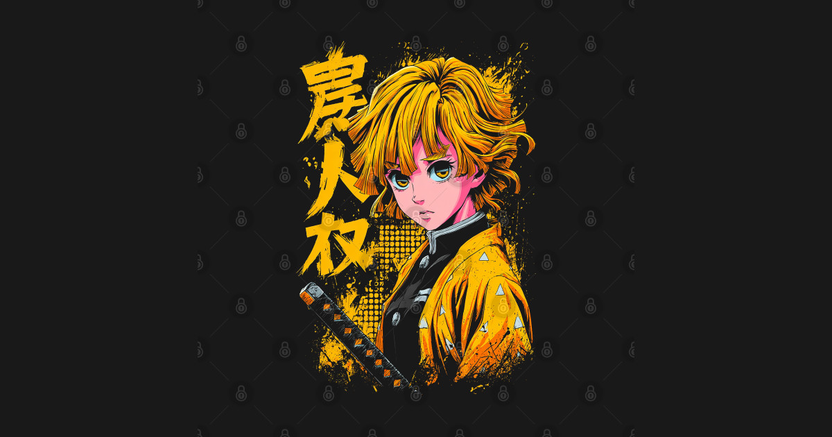 zenitsu - Kimetsu No Yaiba - T-Shirt | TeePublic