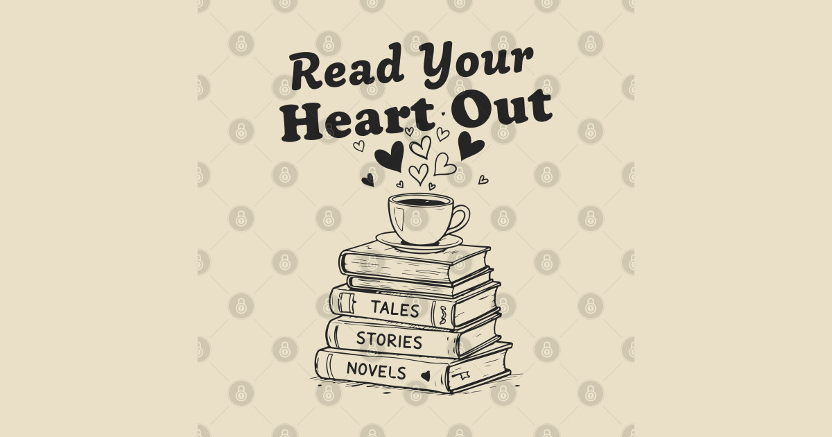Read Your Heart Out Book Lover Valentine - Read Your Heart Out - T ...