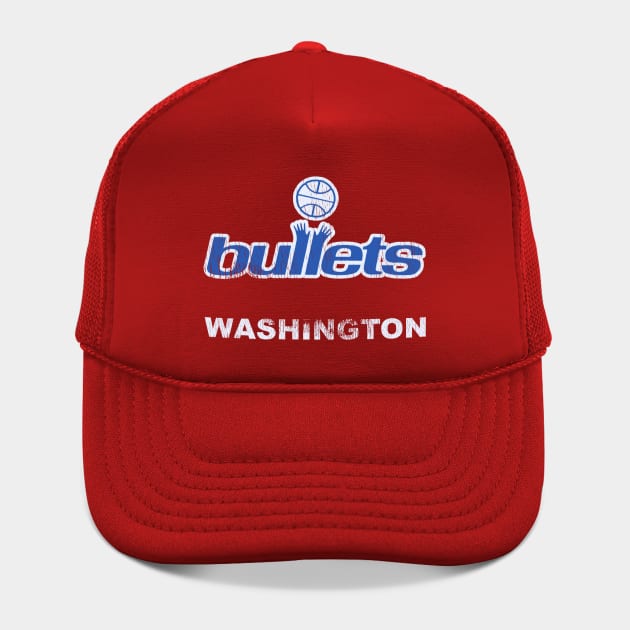 Bullets Defunct Basketball Design - Washington Wizards - Hat | TeePublic