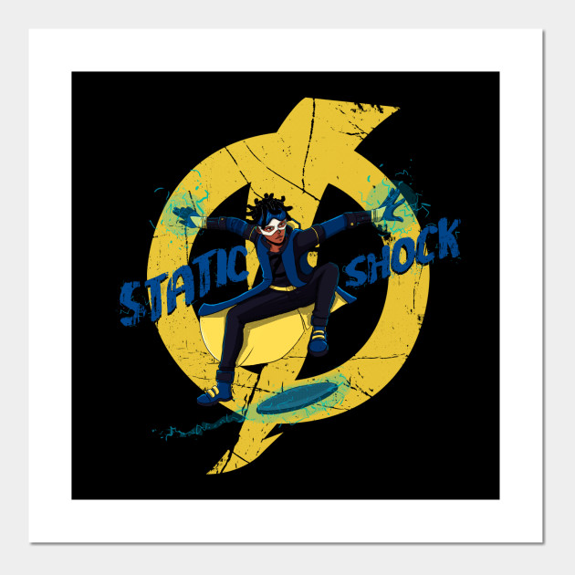 Static Shock - Staticshock - Posters and Art Prints | TeePublic