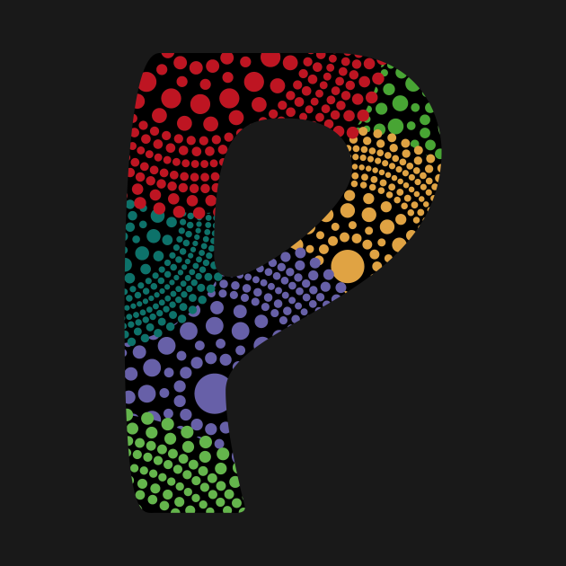 P Aboriginal Art - Alphabet - T-Shirt | TeePublic