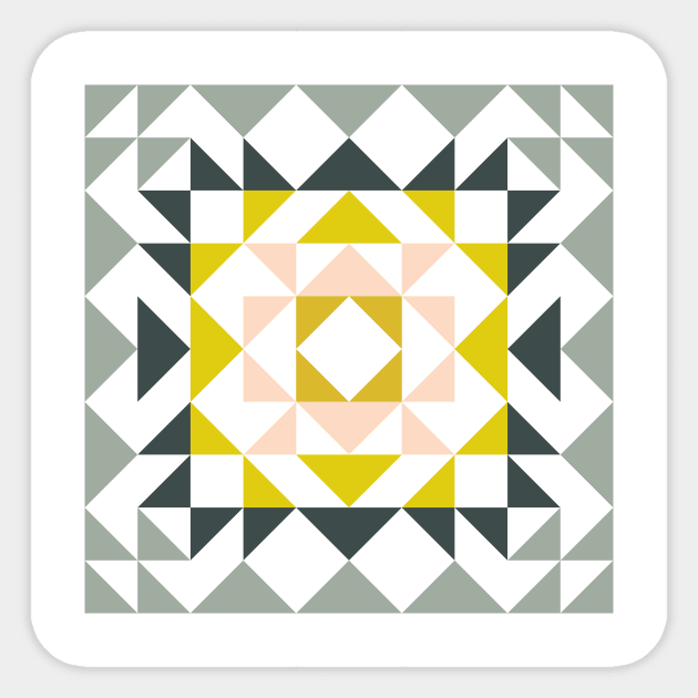 Cute Geometric Quilt Block Art - Cute Geometric Quilt Block Art ...