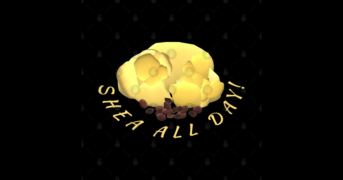 Shea Butter and Nuts – Shea All Day! (Black Background) - Shea Butter ...