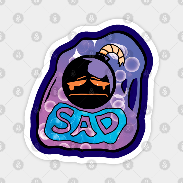Fnf Whitty mod character graffiti sad - Emoji Fnf - Magnet | TeePublic