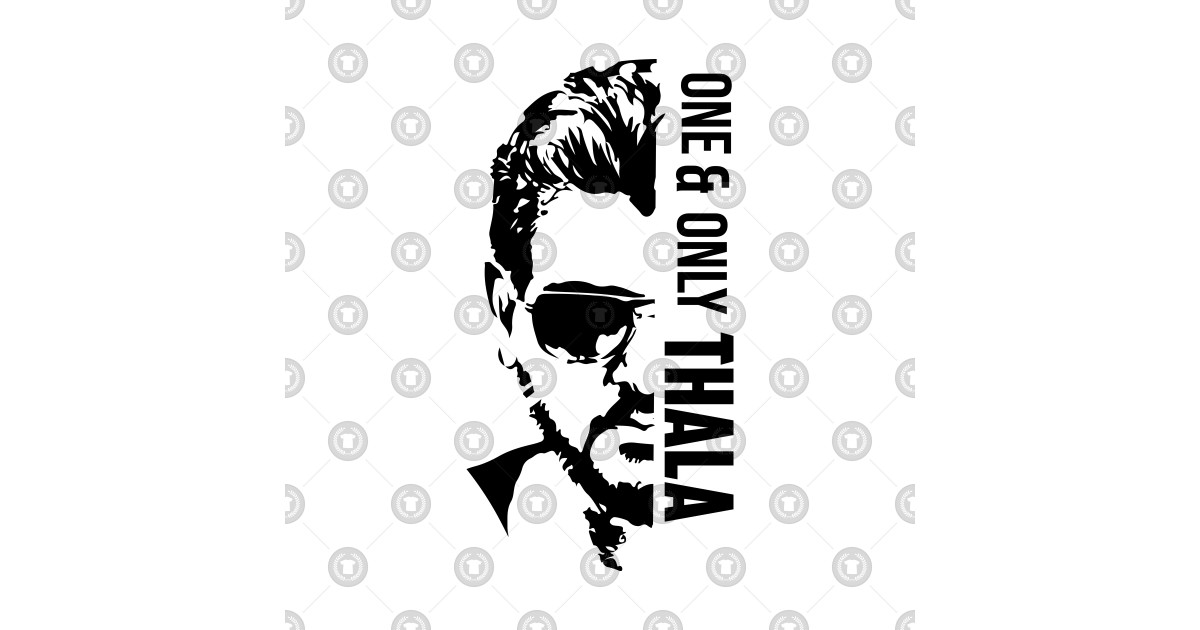Ajith kumar One and Only Thala Kollywood Tamil - Ajith - T-Shirt ...