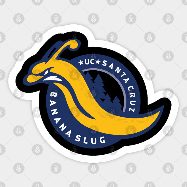 Santa Cruz Banana Slugs - Uc Santa Cruz Banana Slugs - Sticker | TeePublic