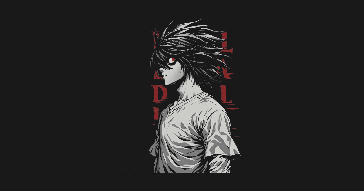 L Lawliet Fan Art Death Note - L Lawliet - T-Shirt | TeePublic