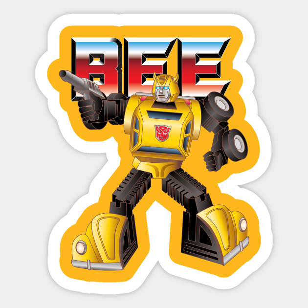 Transformers Autobot Bumblebee - Transformers Bumblebee - Sticker ...