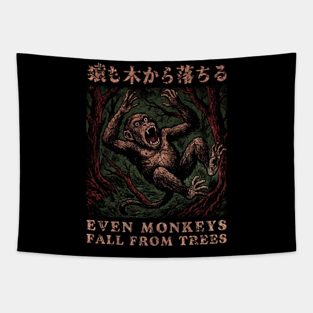 Even Monkeys Fall from Trees - Even Monkeys Fall Japanese Proverb ...