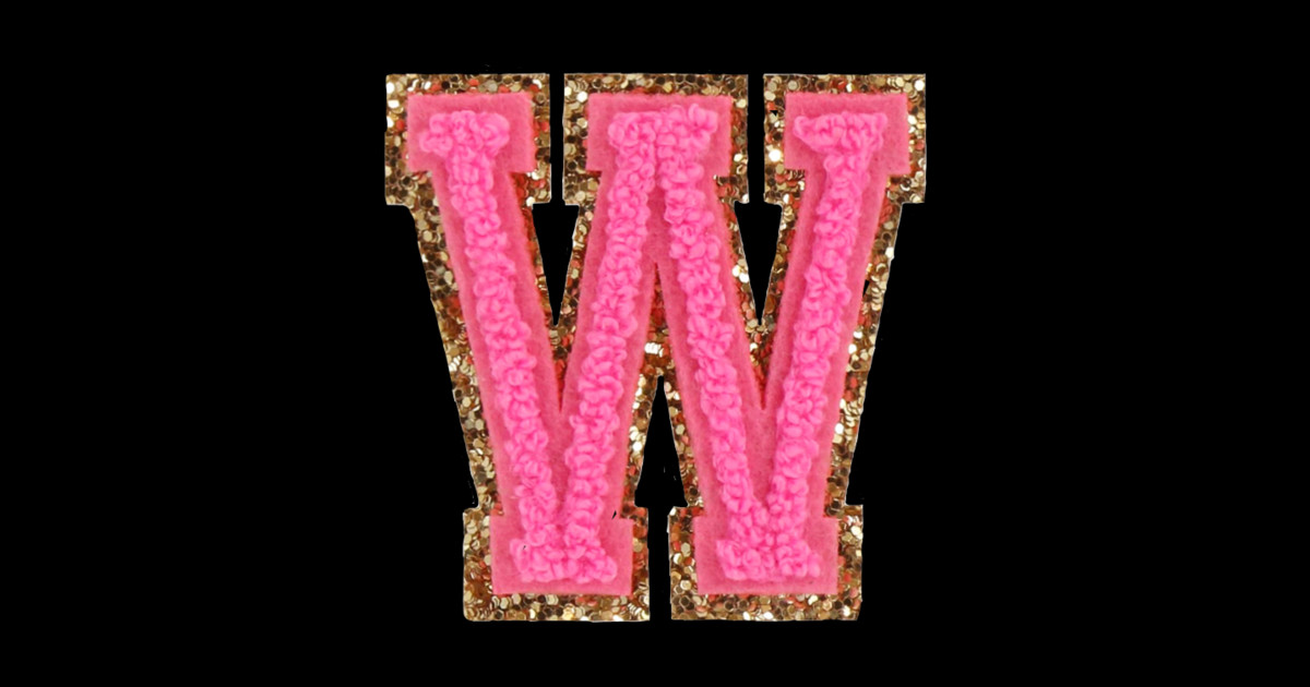 W preppy letter - Preppy - Sticker | TeePublic