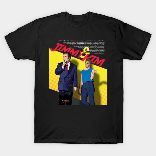 Jimmy & Kim BCS Dark - Better Call Saul - T-Shirt | TeePublic
