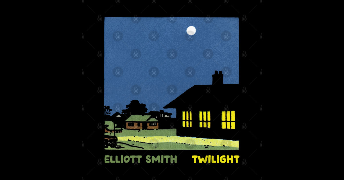 Twilight ---- Original Fan Art Design - Elliott Smith - Sticker | TeePublic