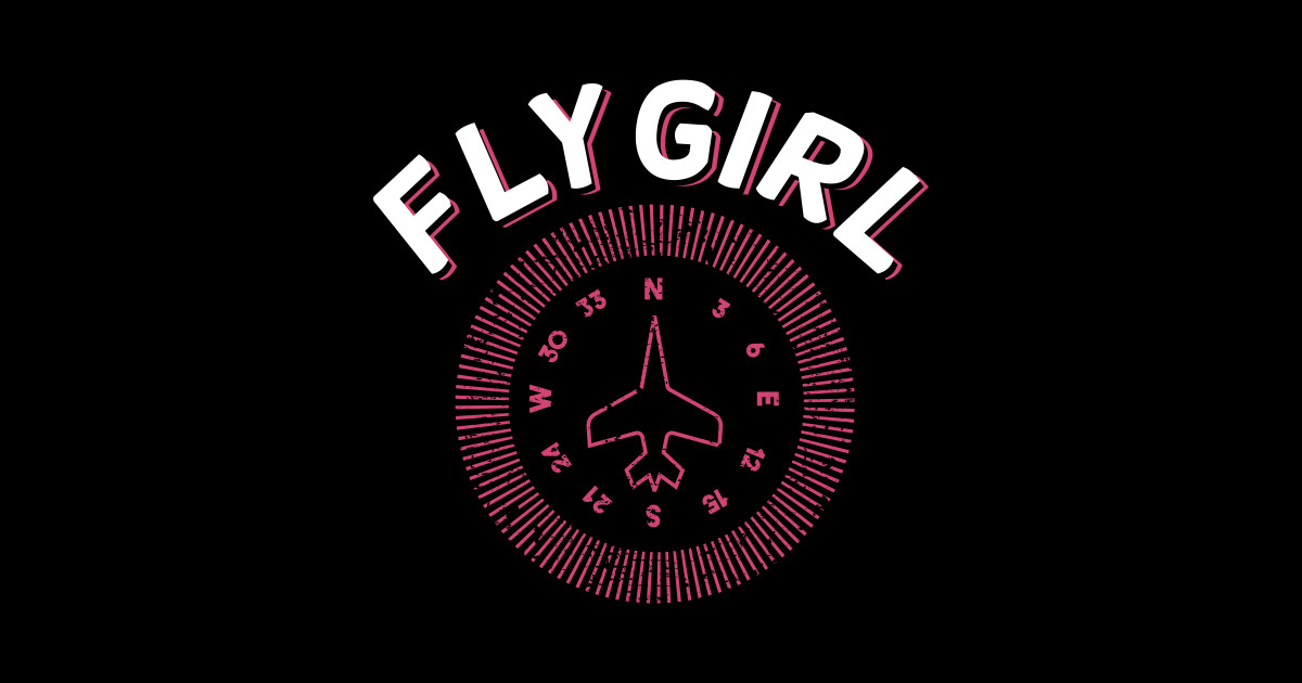 Flygirl Pilot Flight Attendant - Pilot - Sticker | TeePublic