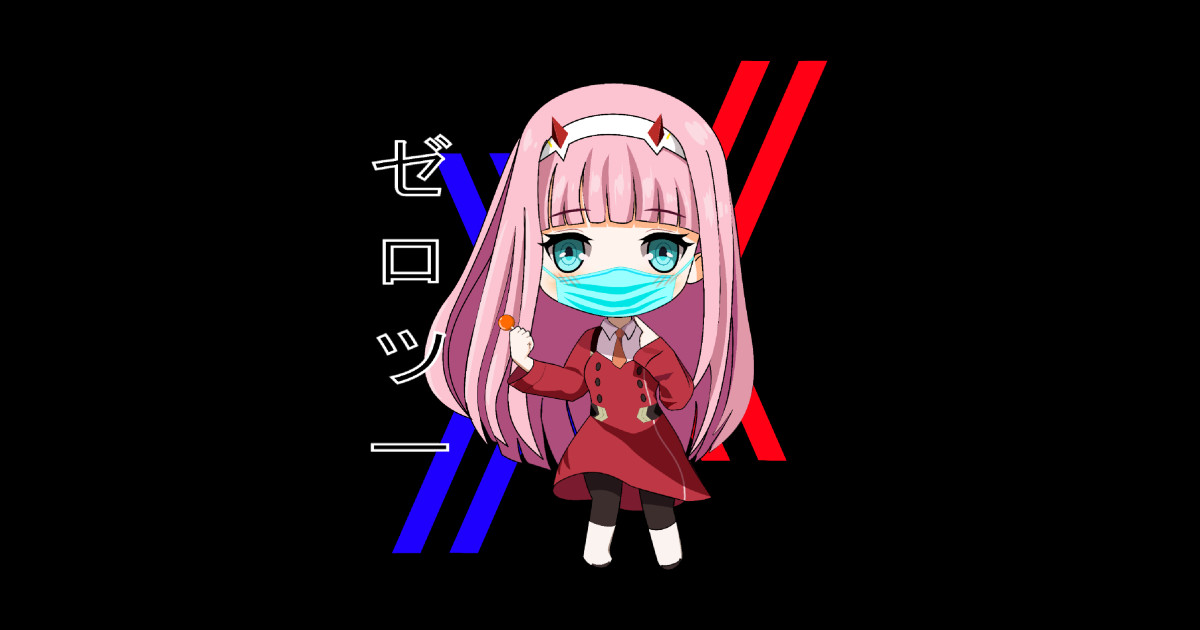 Zero two chibi - Zero Two Darling In The Franxx Chibi - Sticker | TeePublic