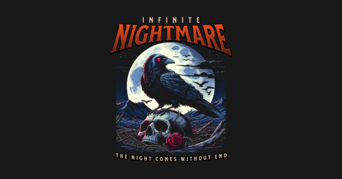 Nightmare Raven Crow - Nightmare - T-Shirt | TeePublic