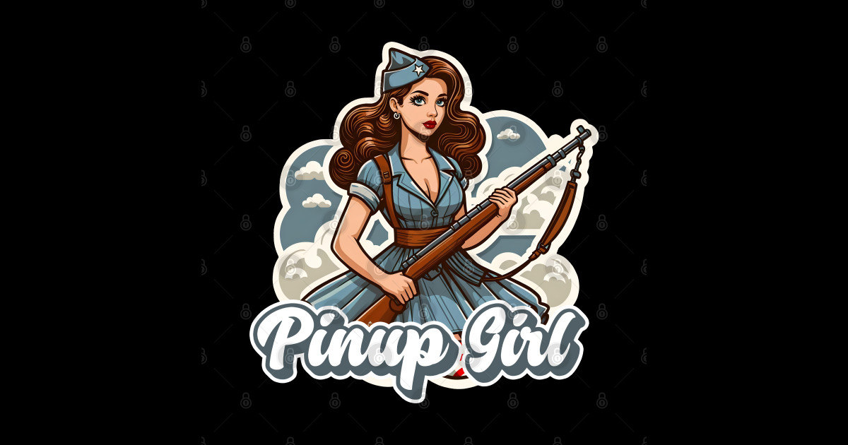 Pinup Girl - Pinup - Sticker | TeePublic