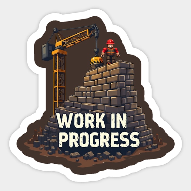 Roblox Kids - Work In Progress - Roblox - Sticker | TeePublic